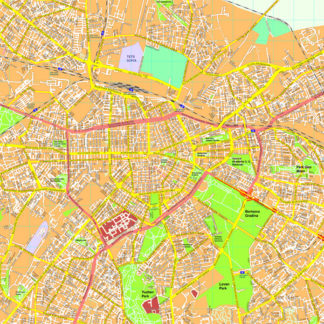 Sofia mapa vectorial EPS illustrator | Mapas municipios vectoriales de ...